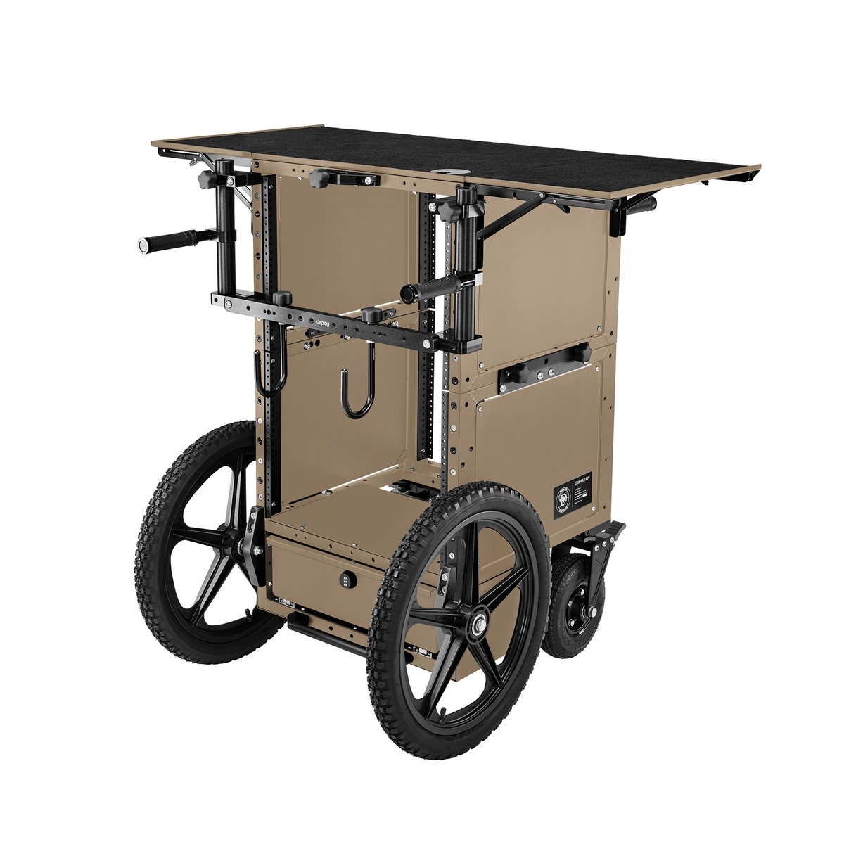 Fixed Height, Vertical, A/V Network-Rack Cart – INOVATIV