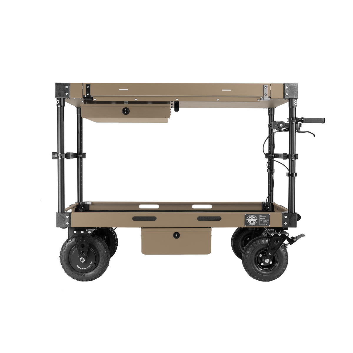 Motorized Fixed Height Partially-Collapsible Utility Cart – INOVATIV
