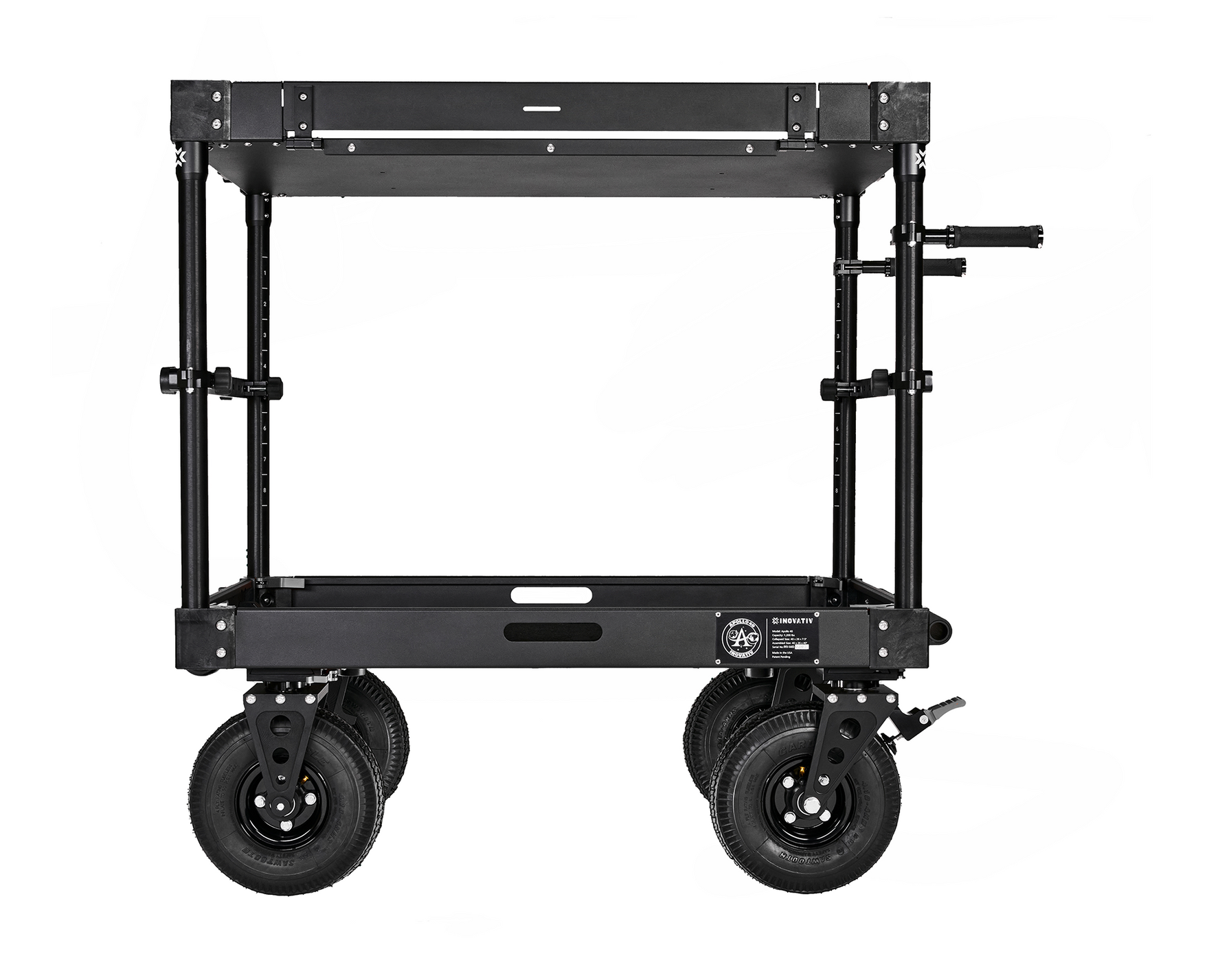 Fixed Height Fully-Collapsible Tactical Utility Cart – INOVATIV