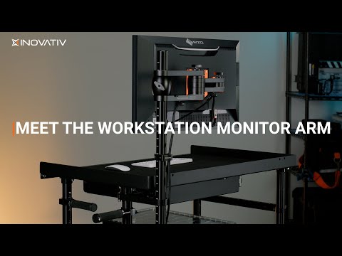 Workstation Monitor Arm System (VESA Compliant) – INOVATIV